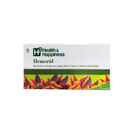 H2 Health & Happiness Hemorid 12 Kapsul - Kegunaan, Efek Samping, Dosis ...