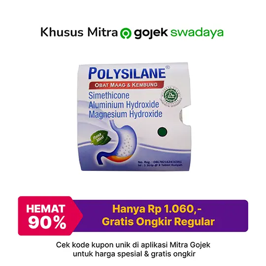 Khusus Mitra Gojek - Polysilane 8 Tablet - Kegunaan, Efek Samping ...