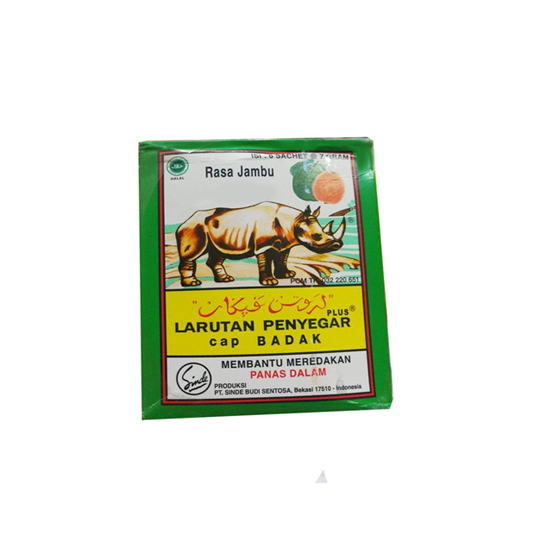 Lasegar Plus Cap Badak Rasa Jambu Sachet - Kegunaan, Efek Samping ...