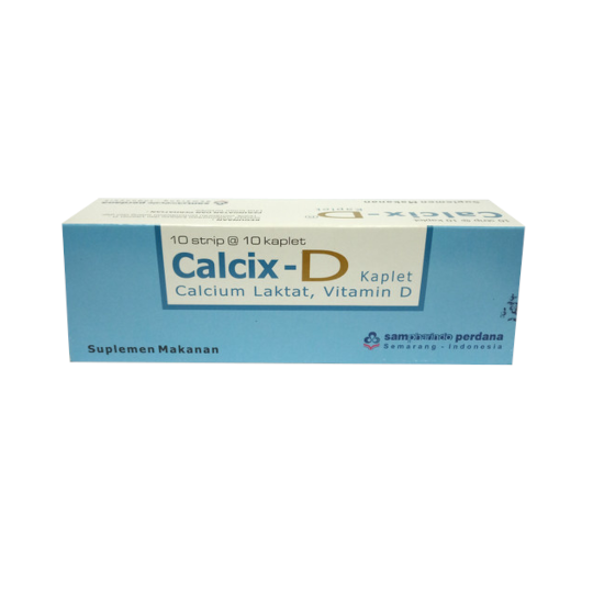 Calcix-D 10 Kaplet - Kegunaan, Efek Samping, Dosis dan Aturan Pakai ...