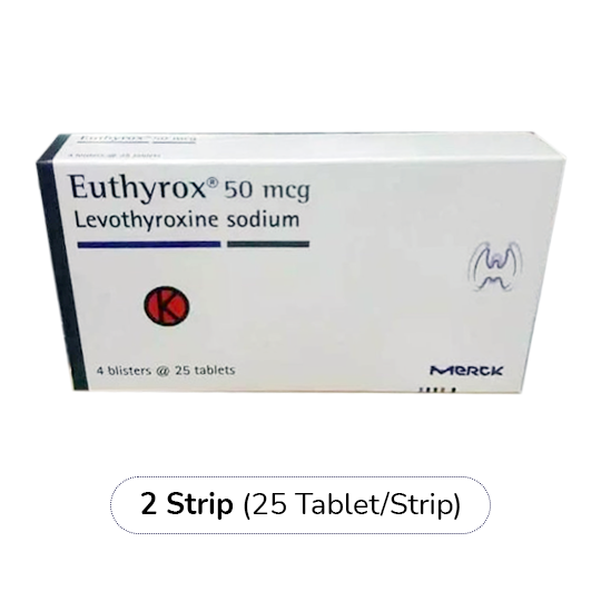 Euthyrox 50 mcg 2 Strip (25 Tablet/Strip) - Hemat Borongan - Kegunaan ...