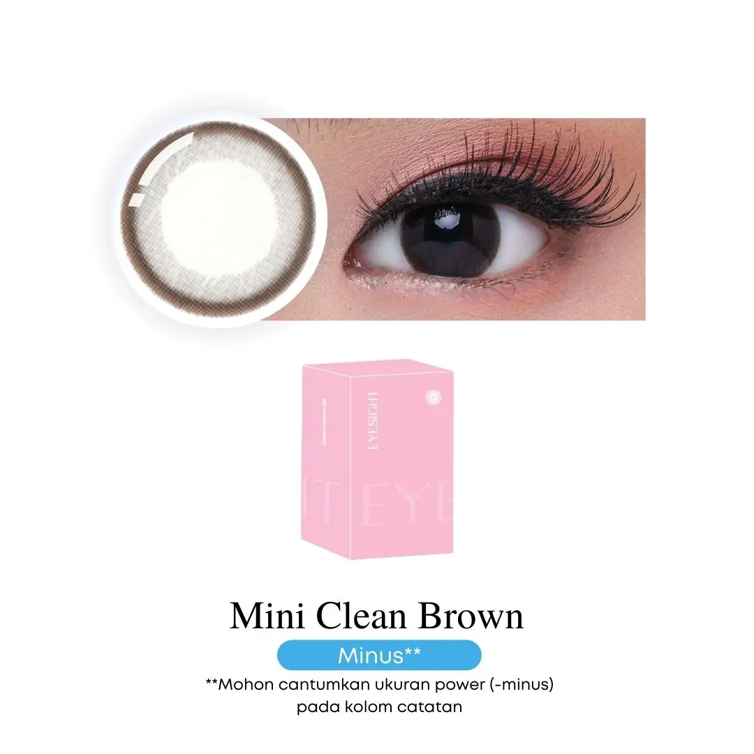 Eyesight Kitty Kawaii Mini Clean Brown Softlens Minus - Kegunaan, Efek ...