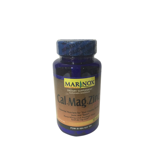 Marinox Cal Mag Zinc Plus 50 Tablet - Kegunaan, Efek Samping, Dosis dan ...