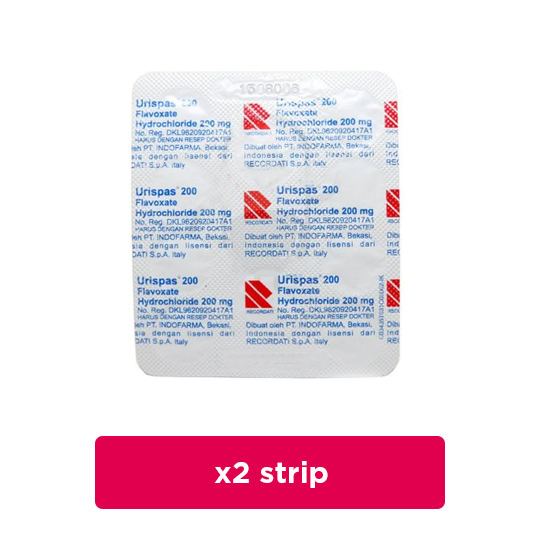 Urispas 200 mg 2 Strip (10 Tablet/Strip) - Hemat Borongan - Kegunaan ...