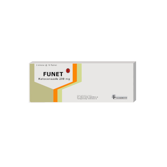 Funet 200 mg 10 Tablet - Kegunaan, Efek Samping, Dosis dan Aturan Pakai ...
