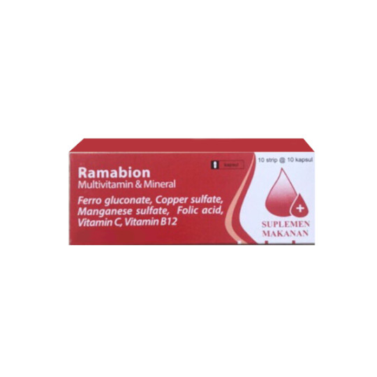 Ramabion 10 Kapsul - Kegunaan, Efek Samping, Dosis dan Aturan Pakai ...