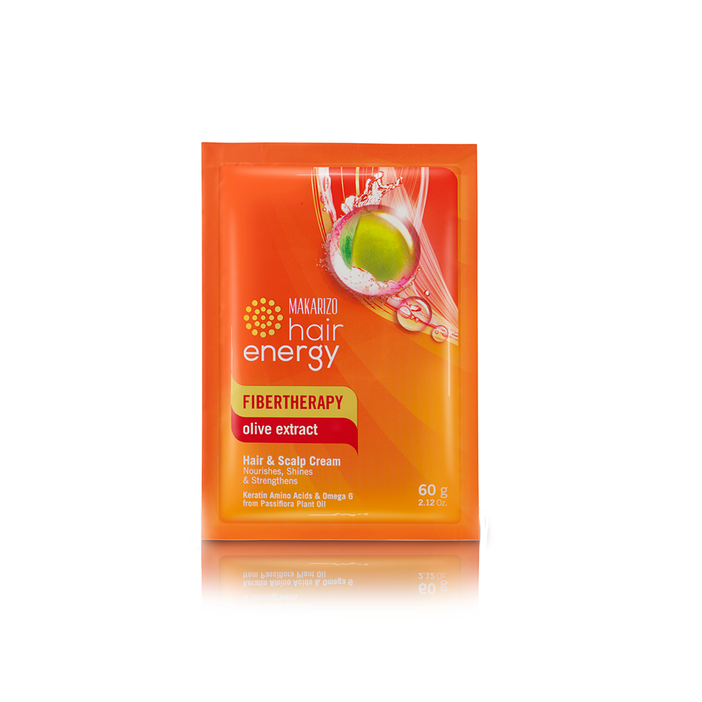 Makarizo Hair Energy Fibertherapy Hair & Scalp Cream Olive 60 g ...