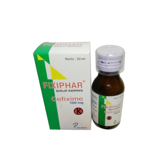 Fixiphar Dry Sirup 100 ml/5 ml 30 ml - Kegunaan, Efek Samping, Dosis ...