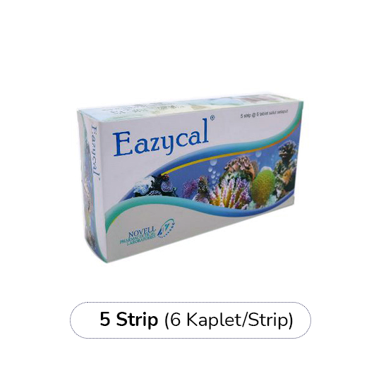 Eazycal 1 Box (30 Tablet/Box) - Hemat Borongan - Kegunaan, Efek Samping ...