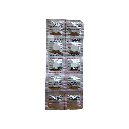 Ulsidex 500 mg 10 Tablet - Kegunaan, Efek Samping, Dosis dan Aturan ...