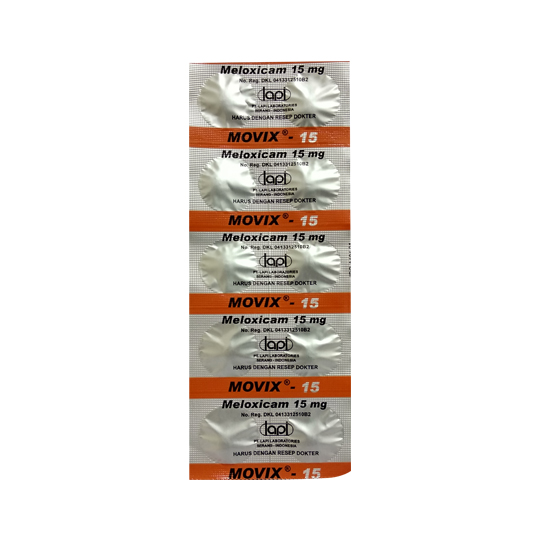 Movix 15 mg 10 Tablet - Kegunaan, Efek Samping, Dosis dan Aturan Pakai ...