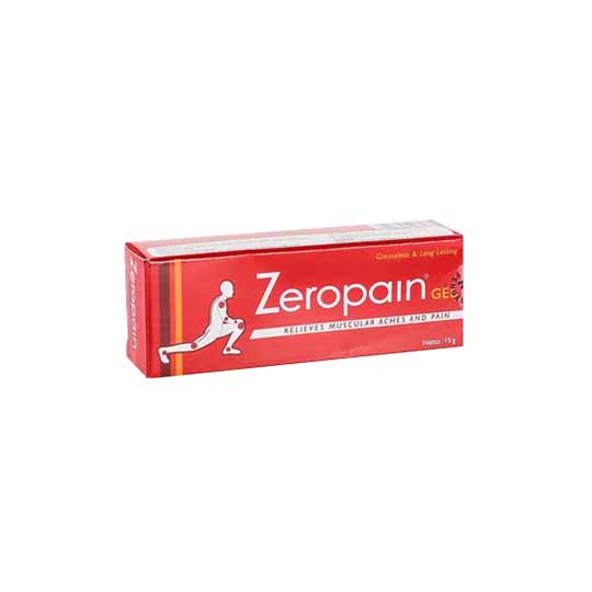Zeropain Gel 15 g - Kegunaan, Efek Samping, Dosis dan Aturan Pakai - Halodoc