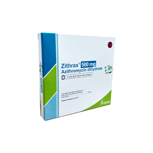 Zithrax 500 mg 6 Tablet - Kegunaan, Efek Samping, Dosis dan Aturan ...