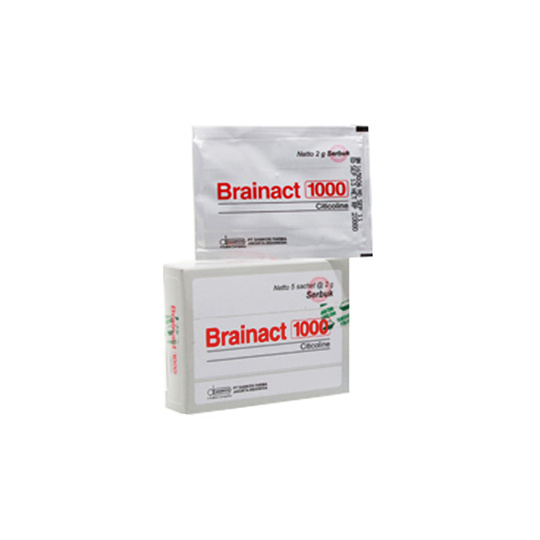 Brainact 1000 granul 5 Sachet - Kegunaan, Efek Samping, Dosis dan ...