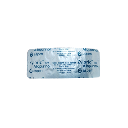 Zyloric 100 mg 10 Tablet - Kegunaan, Efek Samping, Dosis dan Aturan ...