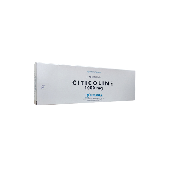 Citicoline 1000 mg 10 Kaplet - Kegunaan, Efek Samping, Dosis dan Aturan ...