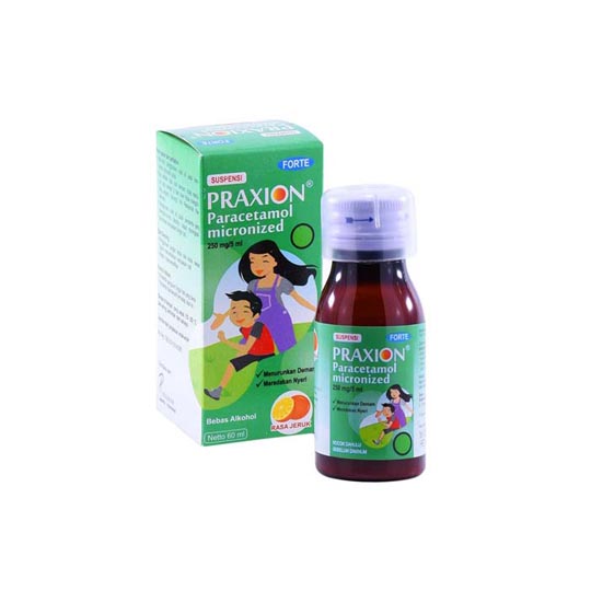 Praxion Forte Suspensi 60 ml - Kegunaan, Efek Samping, Dosis dan Aturan ...