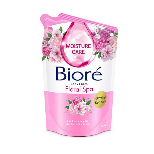 Biore Body Foam Floral Spa Refill 450 ml - Kegunaan, Efek Samping ...