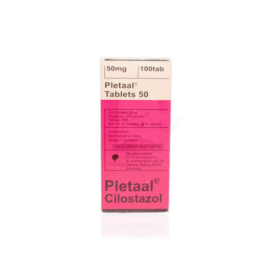 Pletaal 50 mg 3 Strip (10 Tablet/Strip) - Obat Rutin - Kegunaan, Efek ...