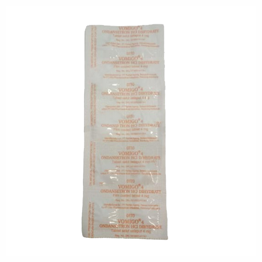 Vomigo 4 mg 10 Tablet - Kegunaan, Efek Samping, Dosis dan Aturan Pakai ...