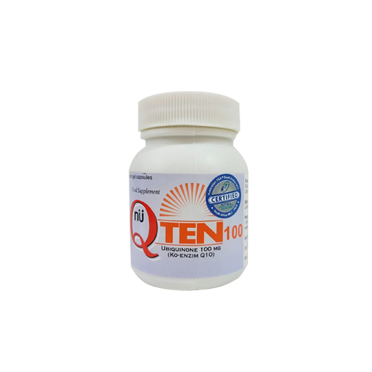 Q-Ten 100 mg 30 Kapsul - Kegunaan, Efek Samping, Dosis dan Aturan Pakai ...
