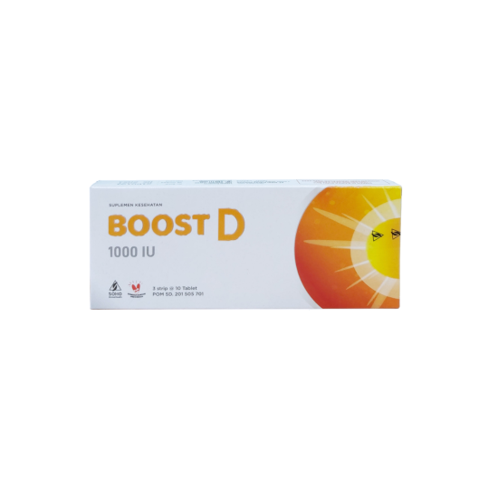 Boost D 1000 IU 10 Tablet - Kegunaan, Efek Samping, Dosis dan Aturan ...