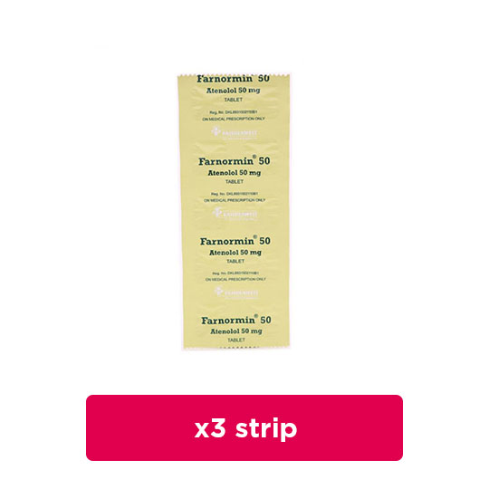 Farnormin 50 mg 3 Strip (10 Tablet/Strip) - Obat Rutin - Kegunaan, Efek ...