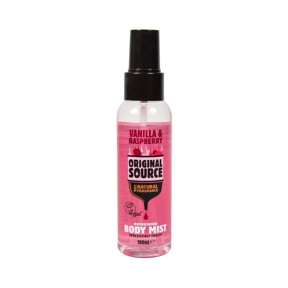 Original Source Body Mist Vanilla & Raspberry 100 ml - Kegunaan, Efek ...