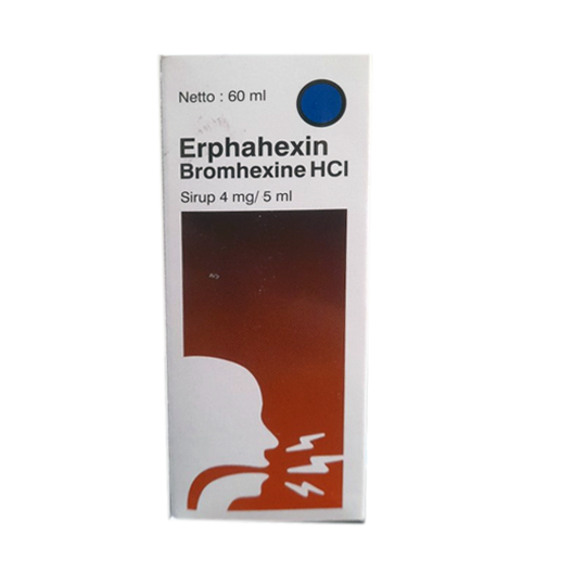 Erphahexin Sirup 60 ml - Kegunaan, Efek Samping, Dosis dan Aturan Pakai - Halodoc