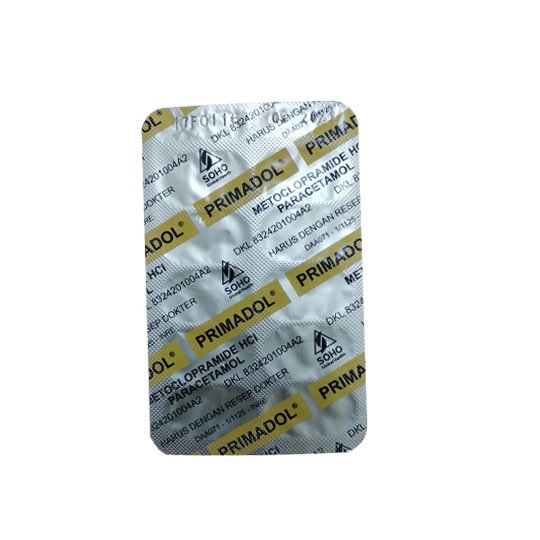 Primadol 10 Kaplet - Kegunaan, Efek Samping, Dosis dan Aturan Pakai ...