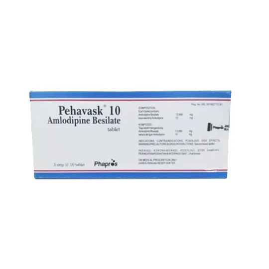 PEHAVASK 10 MG 10 TABLET - Kegunaan, Efek Samping, Dosis dan Aturan ...