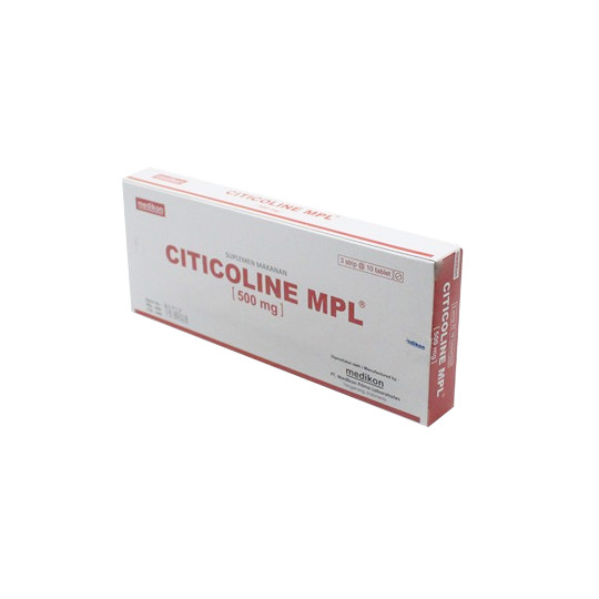 Citicoline Mpl 500 mg 10 Tablet - Kegunaan, Efek Samping, Dosis dan ...