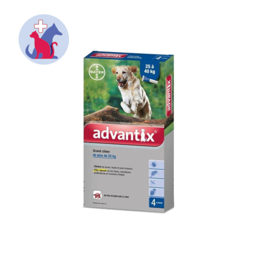 Advantix for Dogs Over 25 kg Tube 4.0 ml - Kegunaan, Efek Samping ...