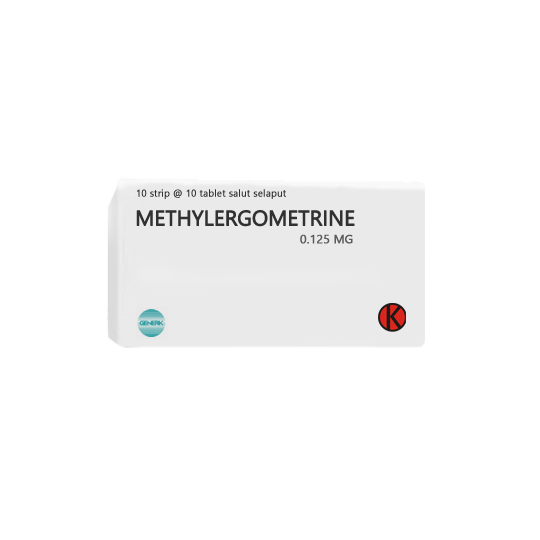 Methylergometrine 0.125 mg 10 Tablet - Kegunaan, Efek Samping, Dosis ...