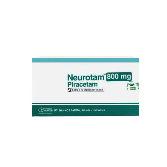 Neurotam 800 mg 10 Kaplet - Kegunaan, Efek Samping, Dosis dan Aturan ...