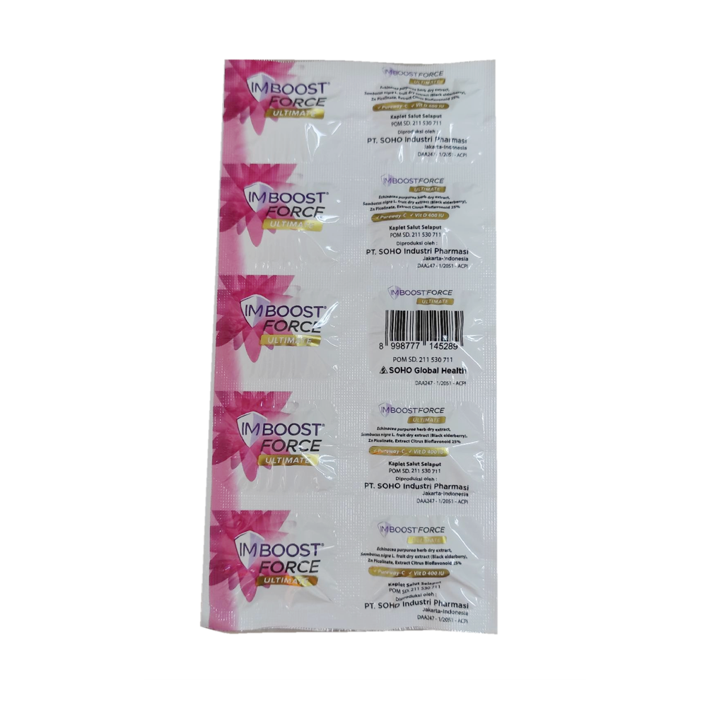 Imboost Force Ultimate 10 Kaplet - Kegunaan, Efek Samping, Dosis dan ...