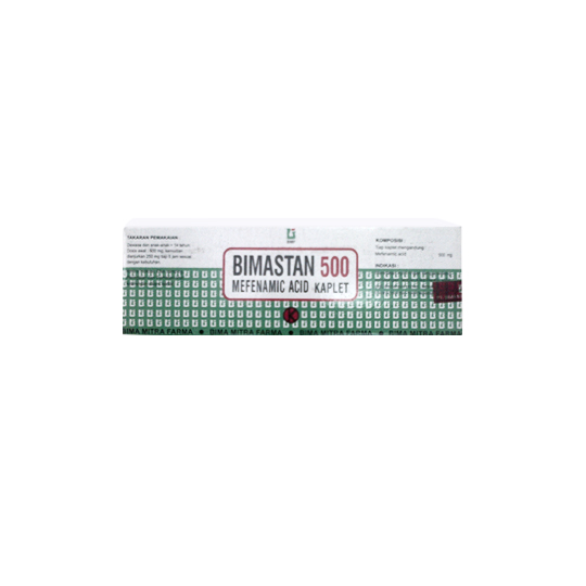 Bimastan 500 mg 10 Kaplet - Kegunaan, Efek Samping, Dosis dan Aturan ...