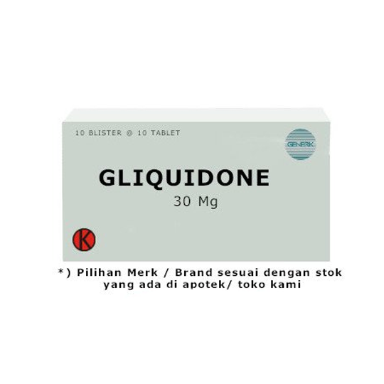 Gliquidone 30 mg 10 Strip (10 Tablet/Strip) - Obat Rutin - Kegunaan ...