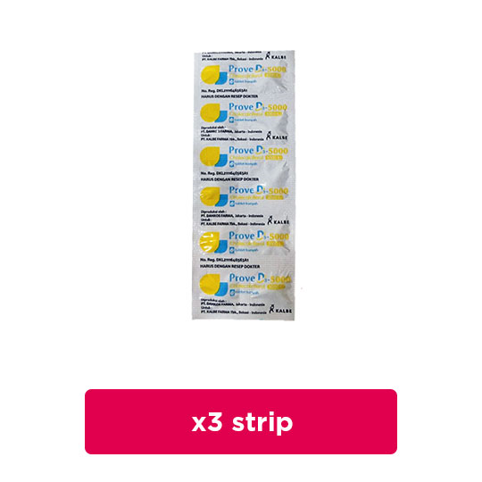 Prove D3-5000 IU 3 Strip (10 Tablet/Strip) - Hemat Borongan - Kegunaan ...