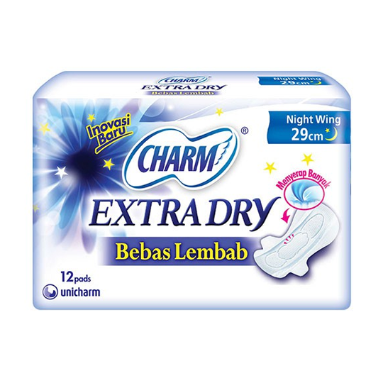 Charm Extra Dry Night Wing 29cm 12 Pads - Kegunaan, Efek Samping, Dosis ...