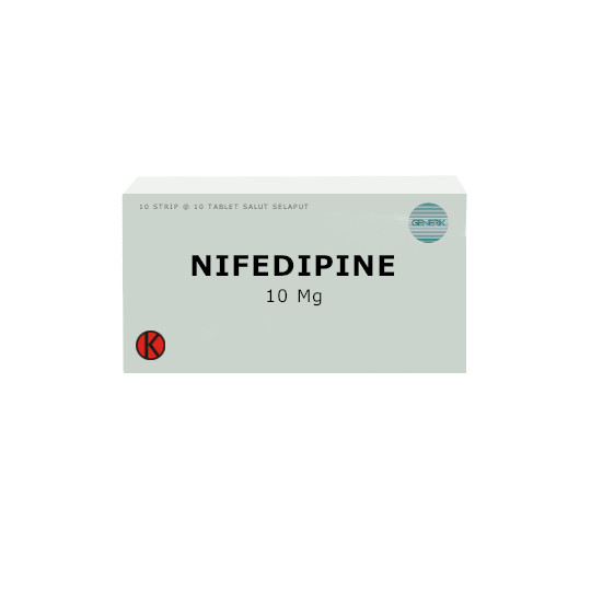 Nifedipine 10 mg 3 Strip (10 Tablet/Strip) - Obat Rutin - Kegunaan ...