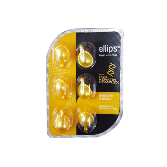 Ellips Hair Vitamin Pro Keratin Complex Smooth Silky 6 Kapsul ...
