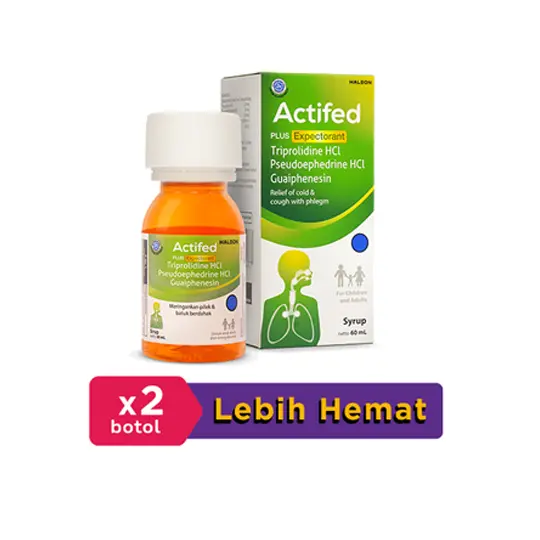 Actifed: Kandungan, Manfaat & Efek Samping