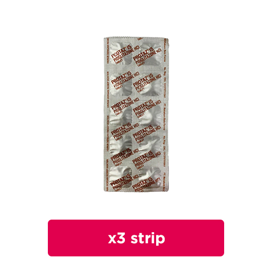 Protaz 15 mg 3 Strip (10 Tablet/Strip) - Obat Rutin - Kegunaan, Efek ...