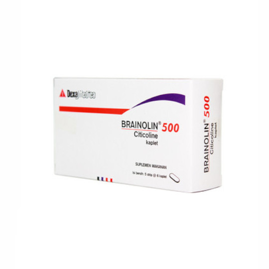 Brainolin 500 mg 6 Kaplet - Kegunaan, Efek Samping, Dosis dan Aturan ...