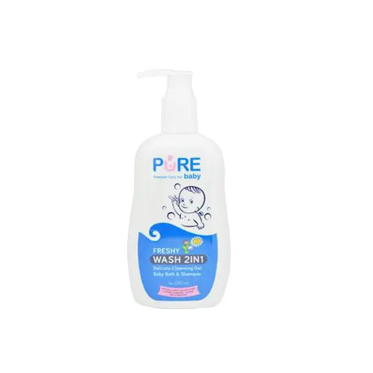 PURE BABY WASH 2 IN 1 FRESHY 230 ML - Kegunaan, Efek Samping, Dosis dan Aturan Pakai - Halodoc
