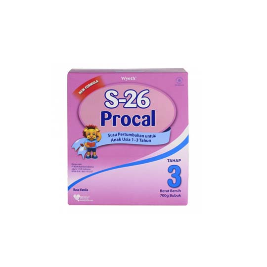 S-26 Procal 3 Vanila 700 g - Kegunaan, Efek Samping, Dosis dan Aturan ...