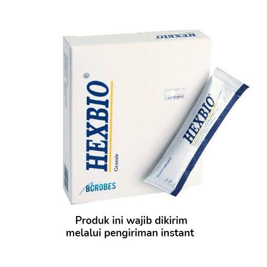 Hexbio 10 Sachet - Kegunaan, Efek Samping, Dosis dan Aturan Pakai - Halodoc