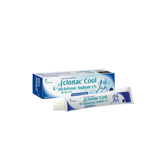 Aclonac Cool 1% Gel 20 g - Kegunaan, Efek Samping, Dosis dan Aturan ...