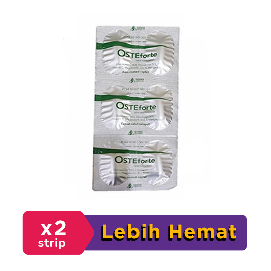 Oste Forte 2 Strip (6 Kaplet/Strip) - Hemat Borongan - Kegunaan, Efek ...